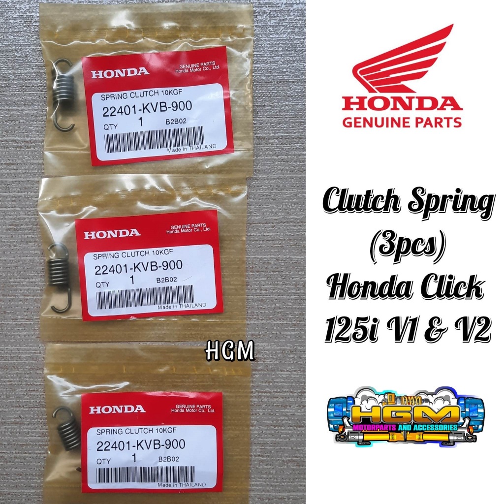 SPRING, CLUTCH 10K | HONDA CLICK 125i V1 & V2 & V3 | 3 PCS | 22401-KVB ...