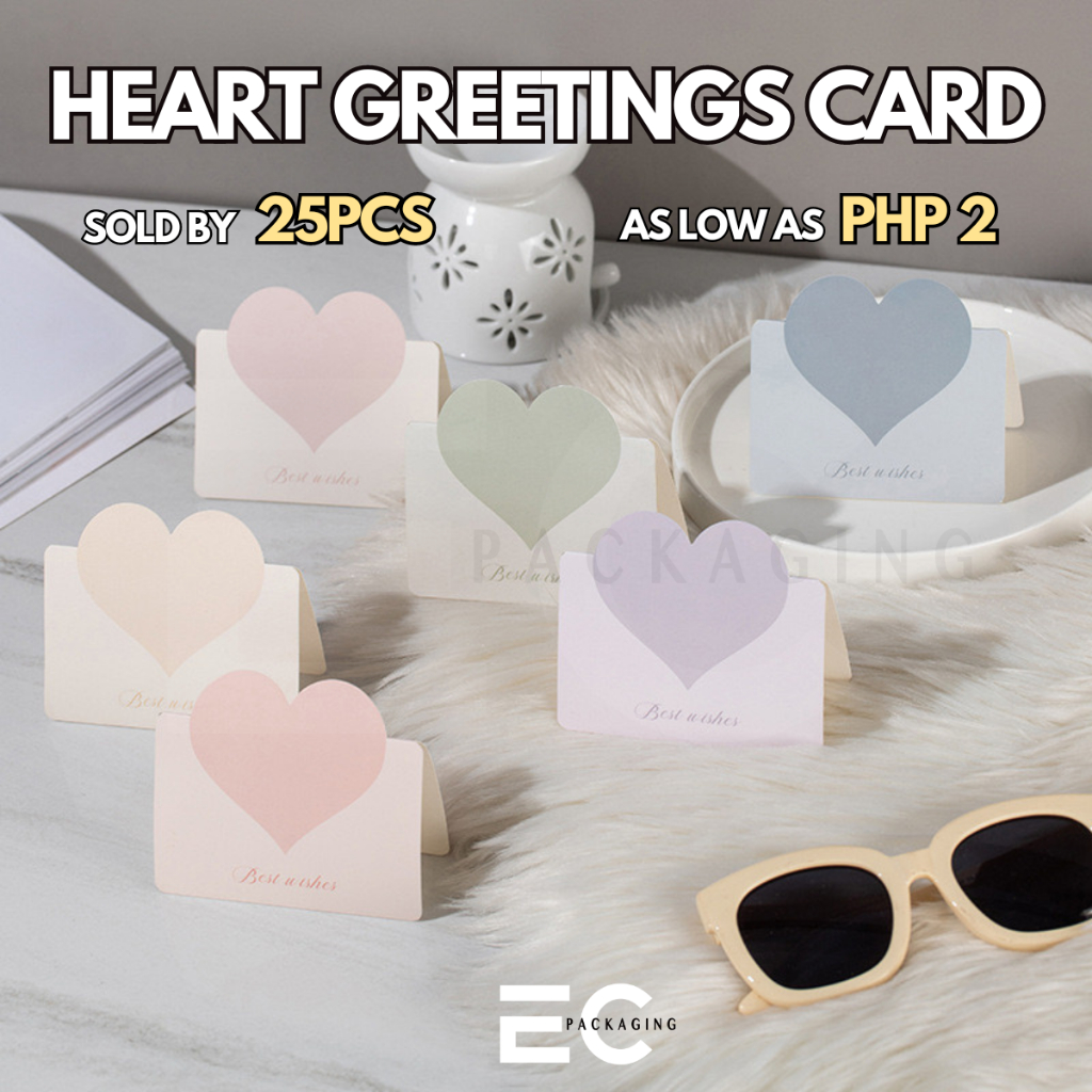 [EC] HEART DESIGN GREETINGS CARD BIRTHDAY MESSAGE CARD BOUQUET CARD ...