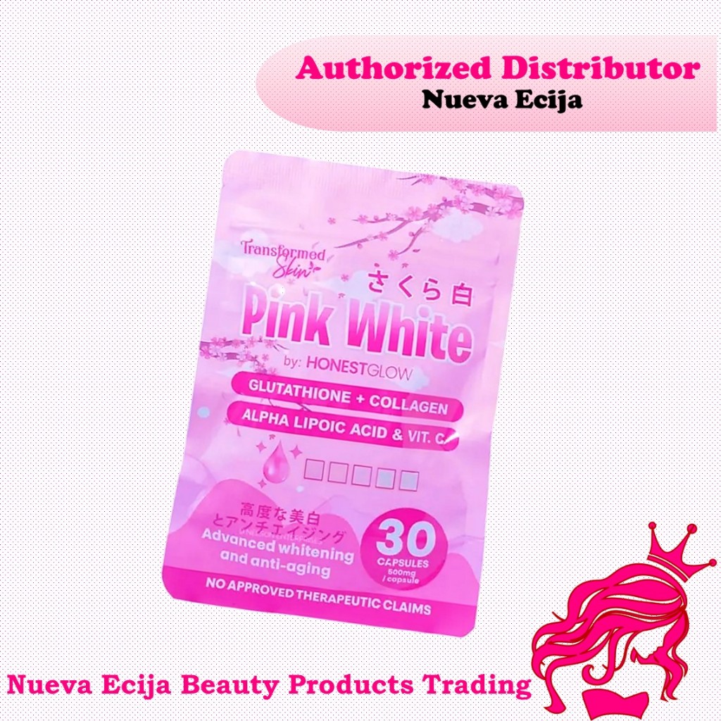 Honest Glow Pink White Capsule By Transformed Skin (30 Caps Per Pack ...