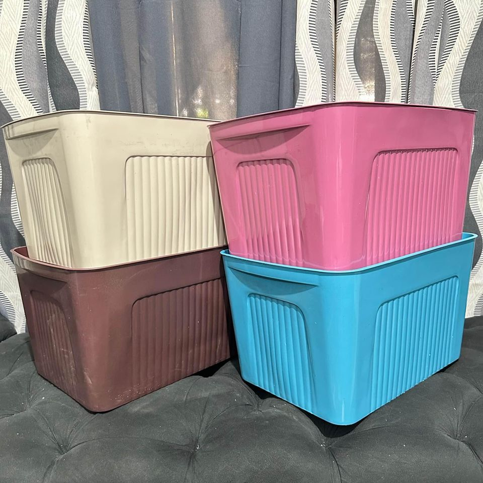 XL COLORFUL STORAGE BOX XL OSAKA COLORED - 30 LITERS WITH COVER ...