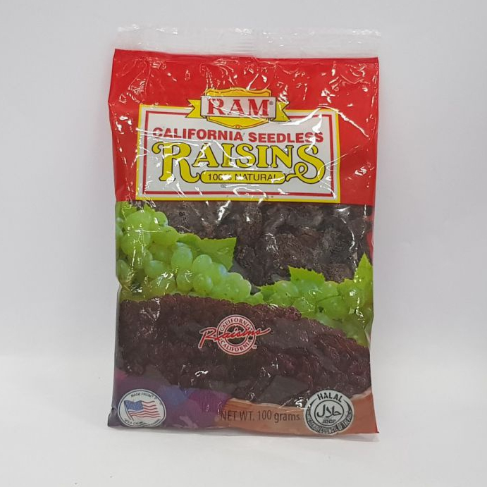 Ram Califonia Raisins Seedless 100g | Shopee Philippines