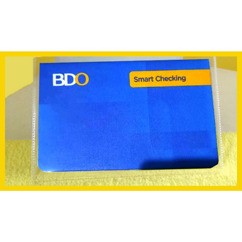 BDO SMART CHECKING PASSBOOK PLASTIC CASE / PLASTIC PROTECTOR - 10 ...