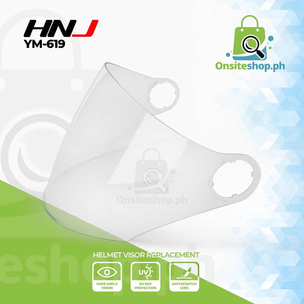 Visor/Lens for RXR/HNJ 619 HNJ 708 Half Face Helmet | Shopee Philippines