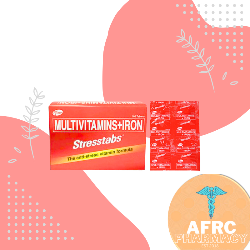 Stresstabs Tablet 20 Pieces MULTIVITAMINS + IRON (Sold per 20's ...