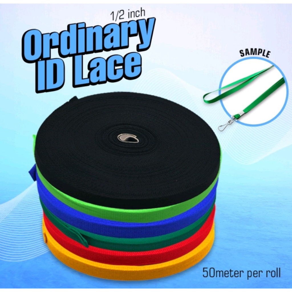 (5 ROLL)1/2 Ordinary ID Lace for Silkscreen (50 meters per roll ...