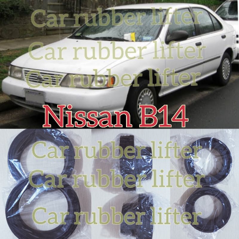 heavy duty rubber lifter for nissan B14 front/Rear 2pcs in one order ...