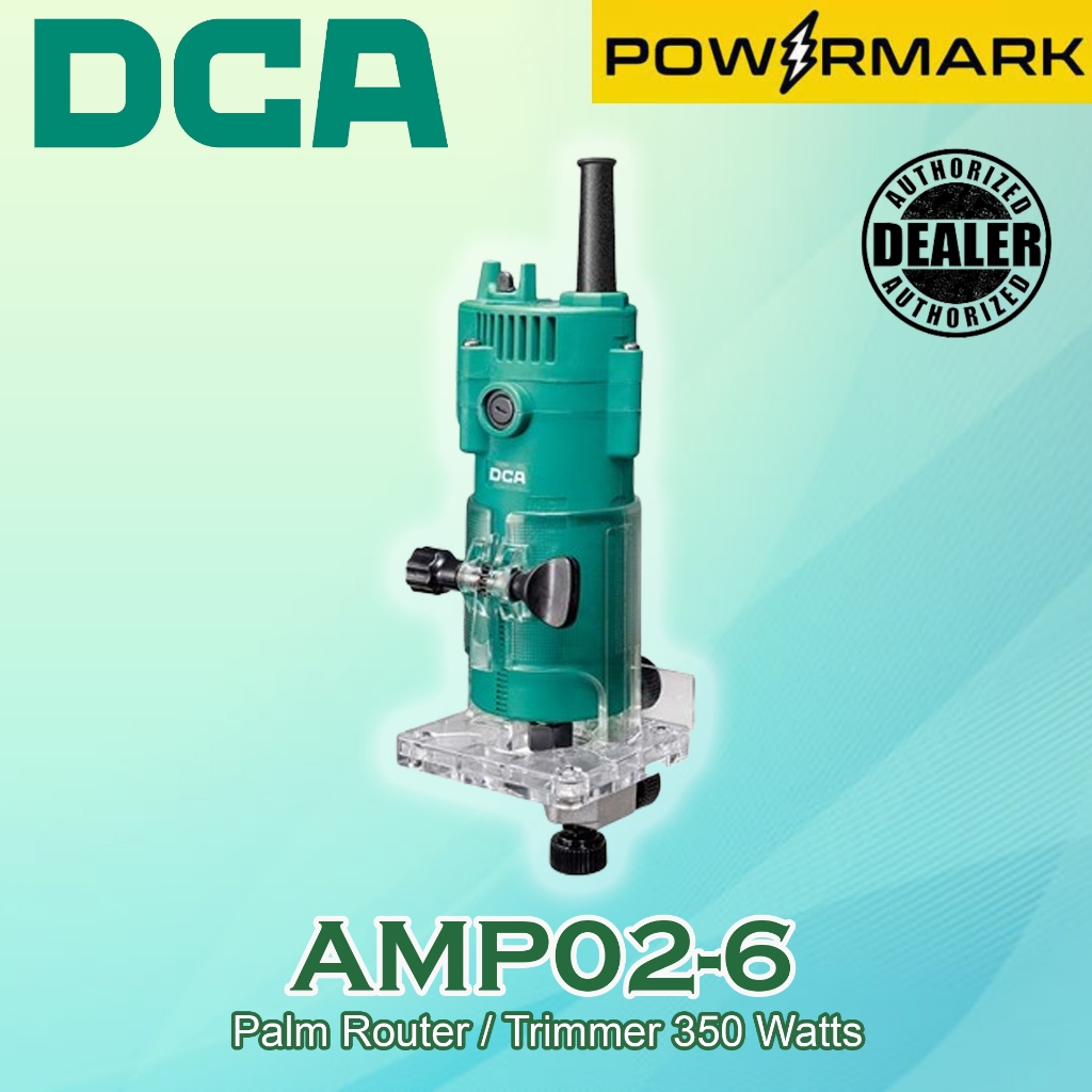 DCA AMP02-6 Palm Router / Trimmer 350 Watts [POWERMARK | DPT] | Shopee ...