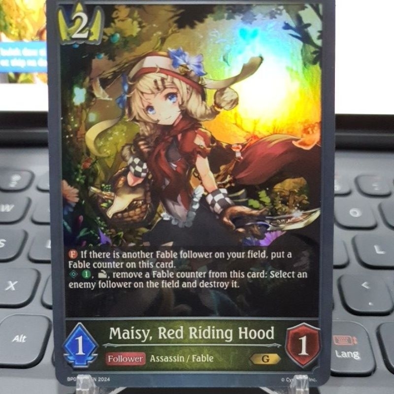 MAISY, RED RIDING HOOD G BP03 SHADOWVERSE EVOLVE TCG | Shopee Philippines