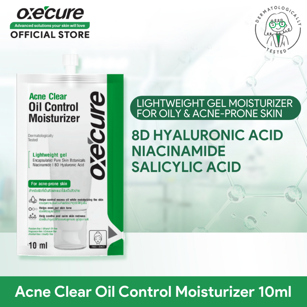 OXECURE Acne Clear Oil Control Moisturizer 10ml | Shopee Philippines