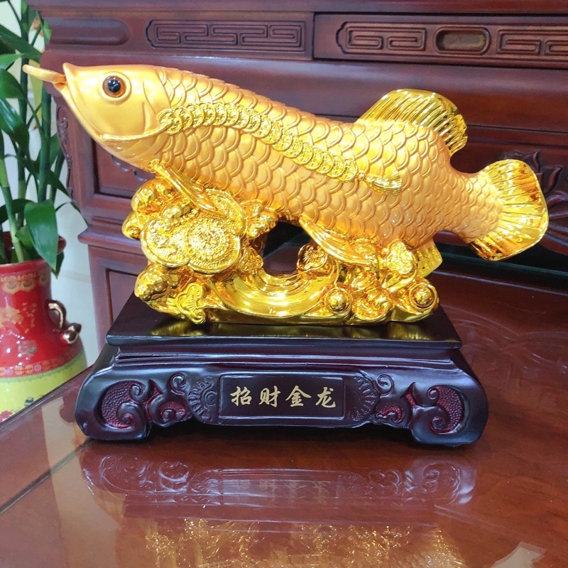 The new 2024 Arowana wealth-gathering ornament is the most auspicious ...
