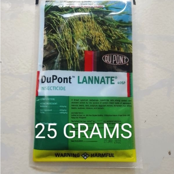 LANNATE 40SP METHOMYL INSECTICIDE(25GRAMS)BY DUPONT | Shopee Philippines