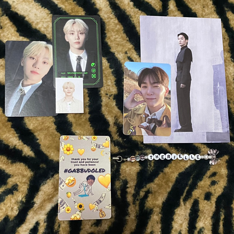 Boo Seungkwan SVT OFFICIAL PHOTOCARDS TINGI [SEVENTEEN PCs] Carat ...