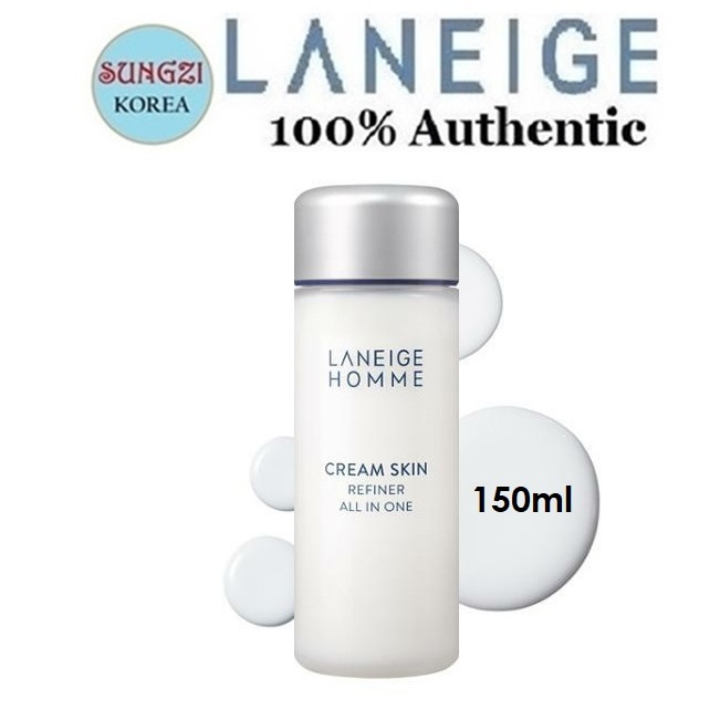 LANEIGE Homme Cream Skin Refiner All In One 25ml X 6pcs. | Shopee ...