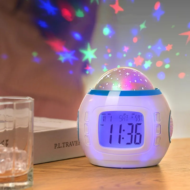 Fantasy Music Full of Stars Projection Digital Alarm Clock Children ...