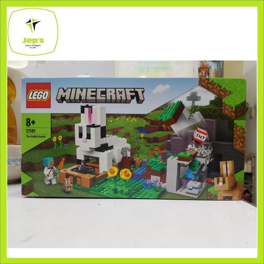 Lego Minecraft 21181 The Rabbit Ranch (2022) | Shopee Philippines