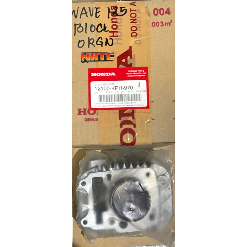 Honda Wave 125 / Xrm 125 Block only (12100-KPH-970) Genuine Parts ...