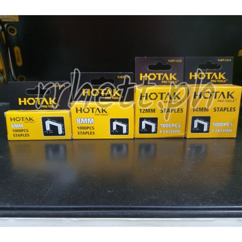 rrhett.ph 1000PCS HOTAK PRO TOOLS HEAVY DUTY STAPLE WIRE STAPLER ...