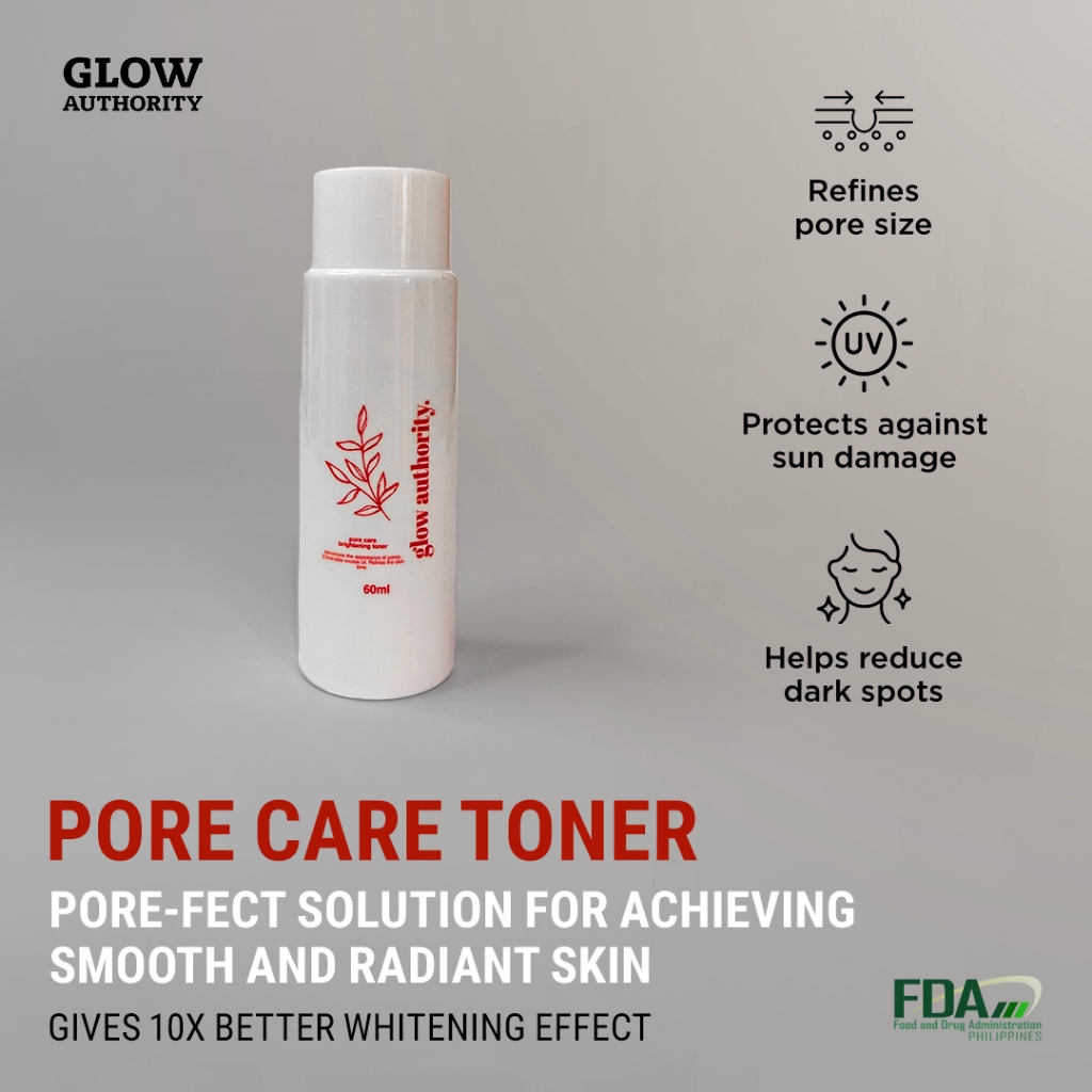 Glow Authority PORE CARE TONER 60 ML | Shopee Philippines