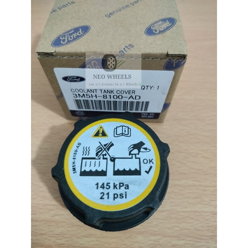 RADIATOR CAP FORD ECOSPORT FOCUS FIESTA EVEREST RANGER 145KPA 21PSI ...