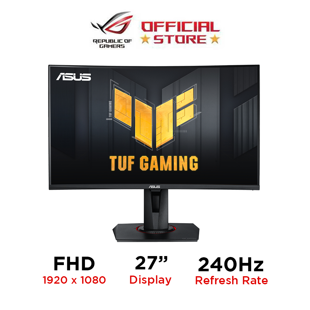 Asus TUF VG27VQM 27" FHD 240Hz 1ms VA Technology Extreme Low Motion Blur Freesync Gaming Monitor ...