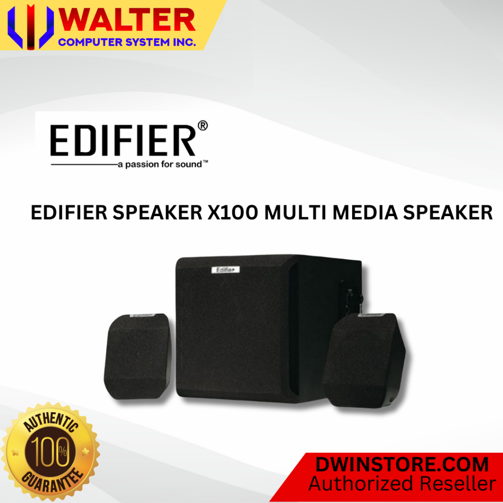 EDIFIER SPEAKER X100 MULTI MEDIA SPEAKER | Shopee Philippines