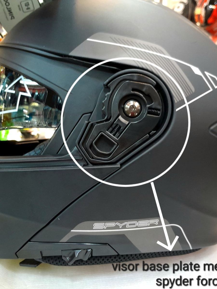 Spyder Force / Rover Visor Base Plate Spare Mechanism compatible Spyder ...