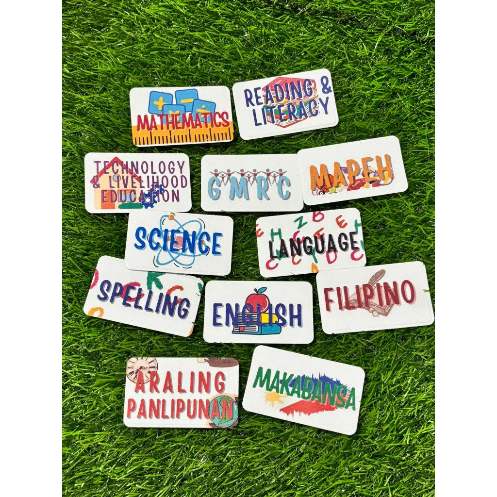 1pc Subject Sticker for Notebook Label Subject Label for DepEd Matatag ...