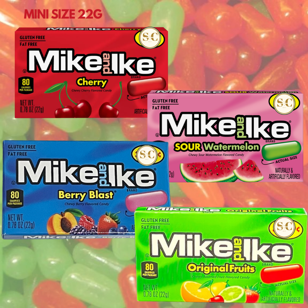 MIKE AND IKE CHERRY ORIGINAL BERRY BLAST CANDY 22G | Shopee Philippines