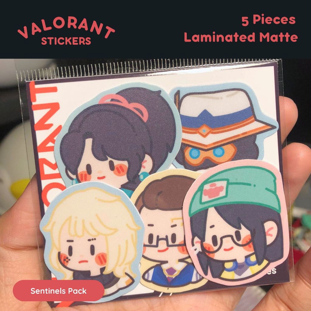 Valorant Matte Laminated Sticker Set | Shopee Philippines