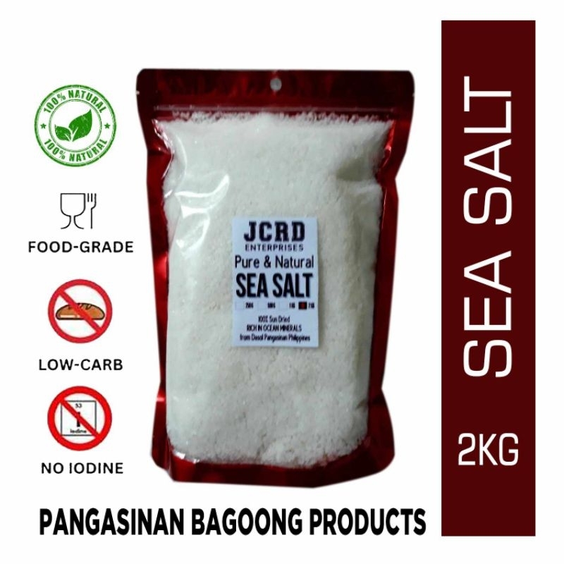 Pangasinan ROCK SALT 2KG ( home of quality Salt ) | Shopee Philippines