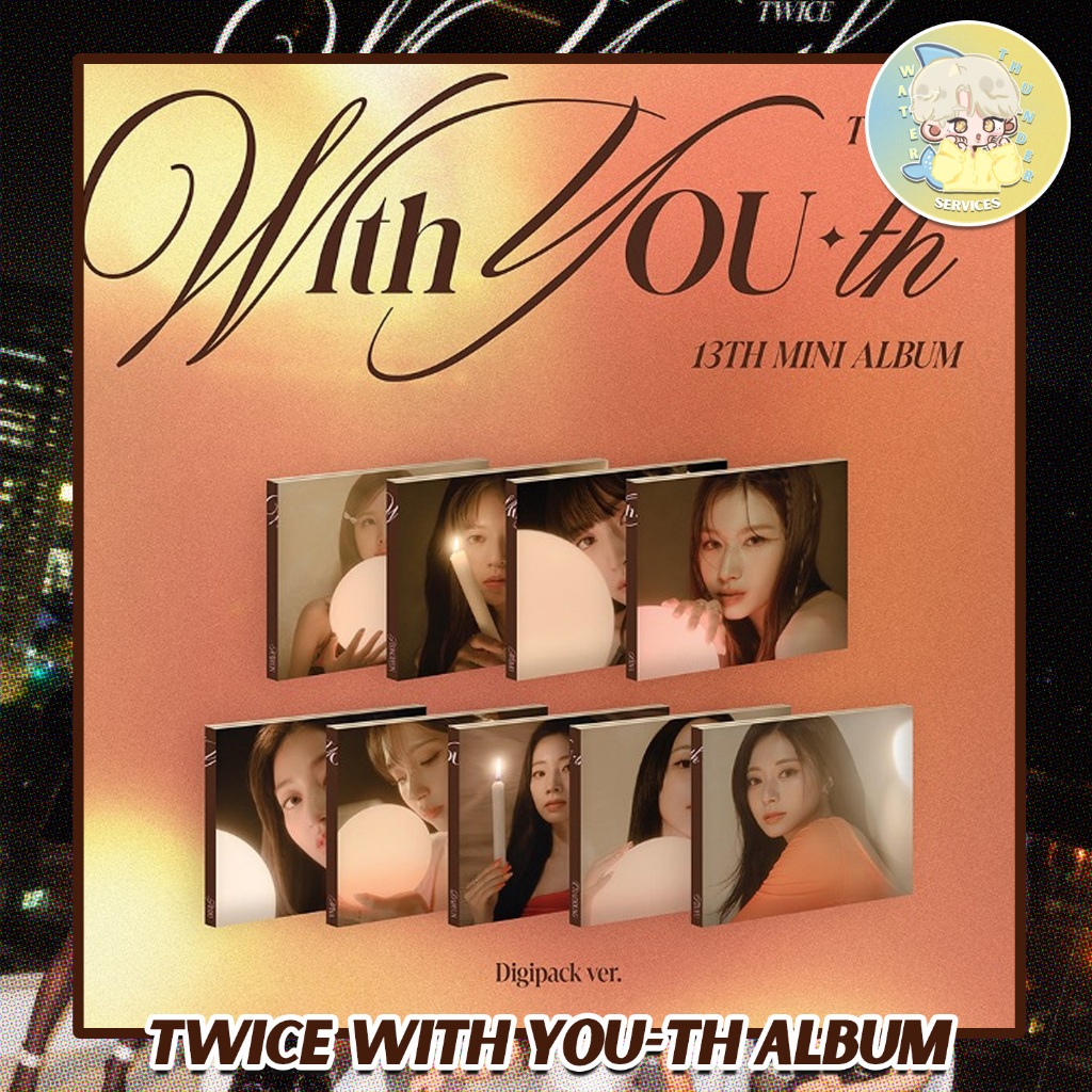 TWICE With You-th Album Digipack Version with Website POB Photocard [SEALED & ONHAND] | Shopee ...