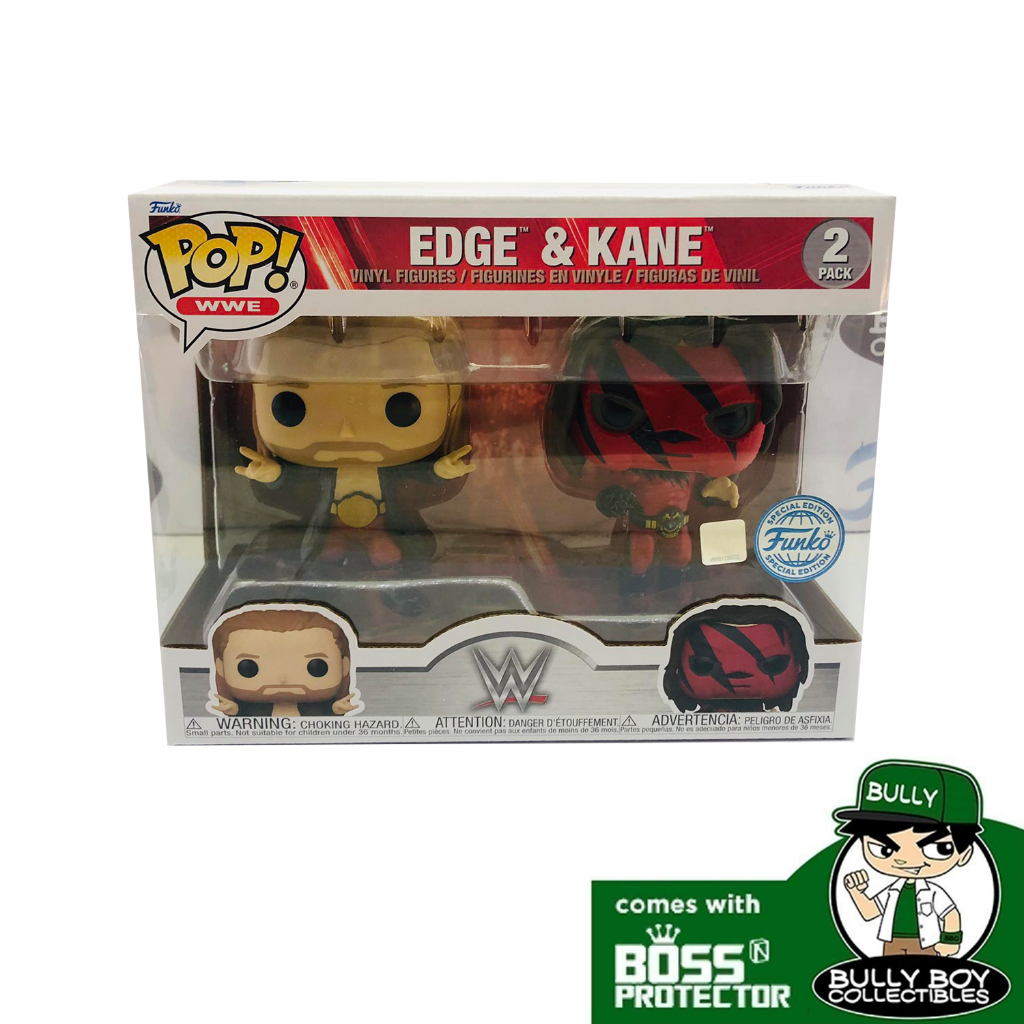 Funko POP! WWE: Edge & Kane (FSE) 2-Pack With Boss Protector | Shopee ...