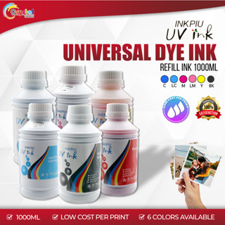 Inkpiu 1 Liter (1000ml) UV Dye Ink | Universal Refill Ink | Premium Dye ...