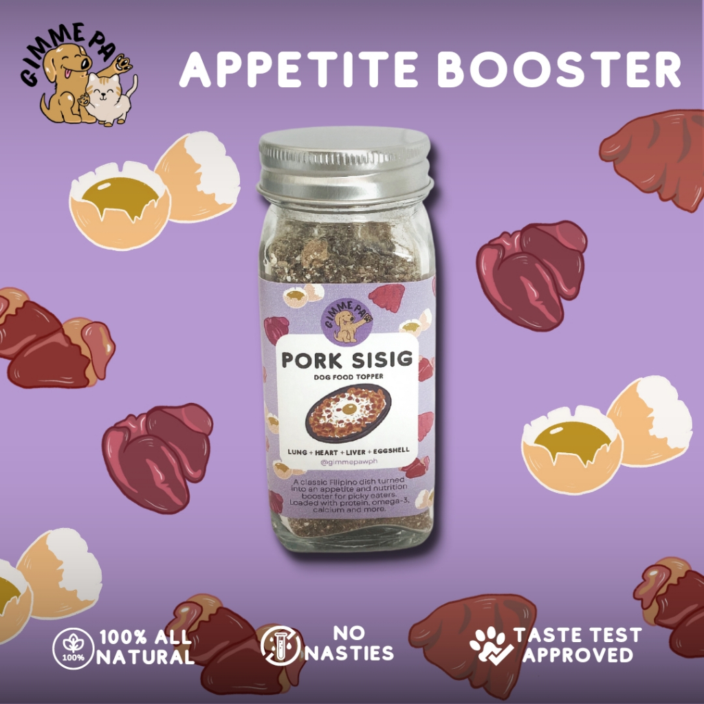 Pork Sisig Pet Food Topper Nutrition Boost Good for Picky Eaters (Pork ...