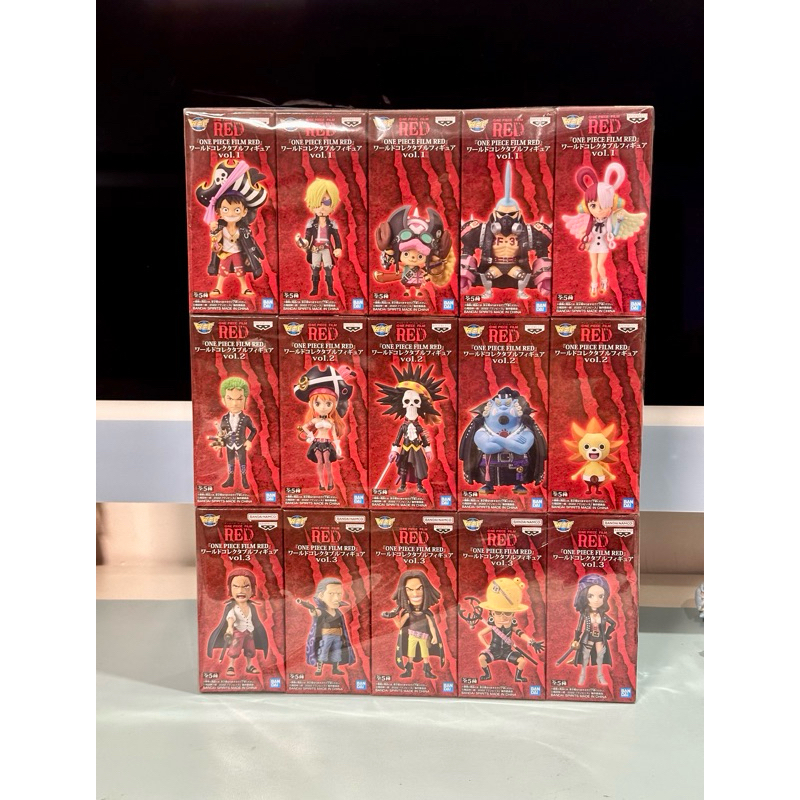 Authentic WCF One Piece FILM RED World Collectable Figure Vol.1 - 3, Sold per piece | Shopee ...