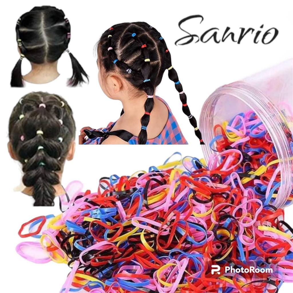 100pcs Sanrio MAKAPAL Hair Elastic Rubber band Hair Ties / Ponytail ...