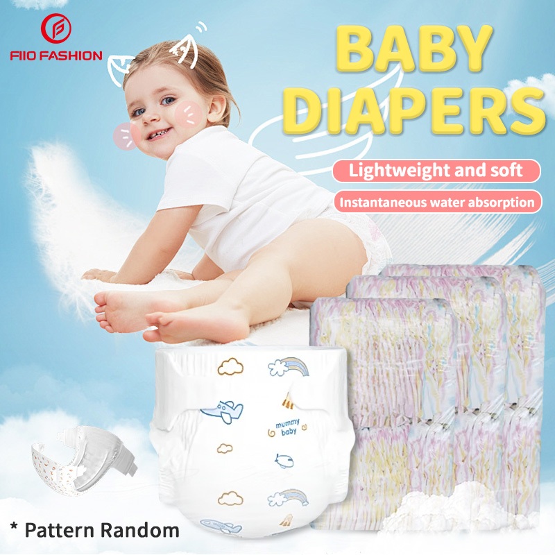 50pcs Baby Diaper Korea Ultra-thin Diapers Newborn diaper | Shopee Philippines