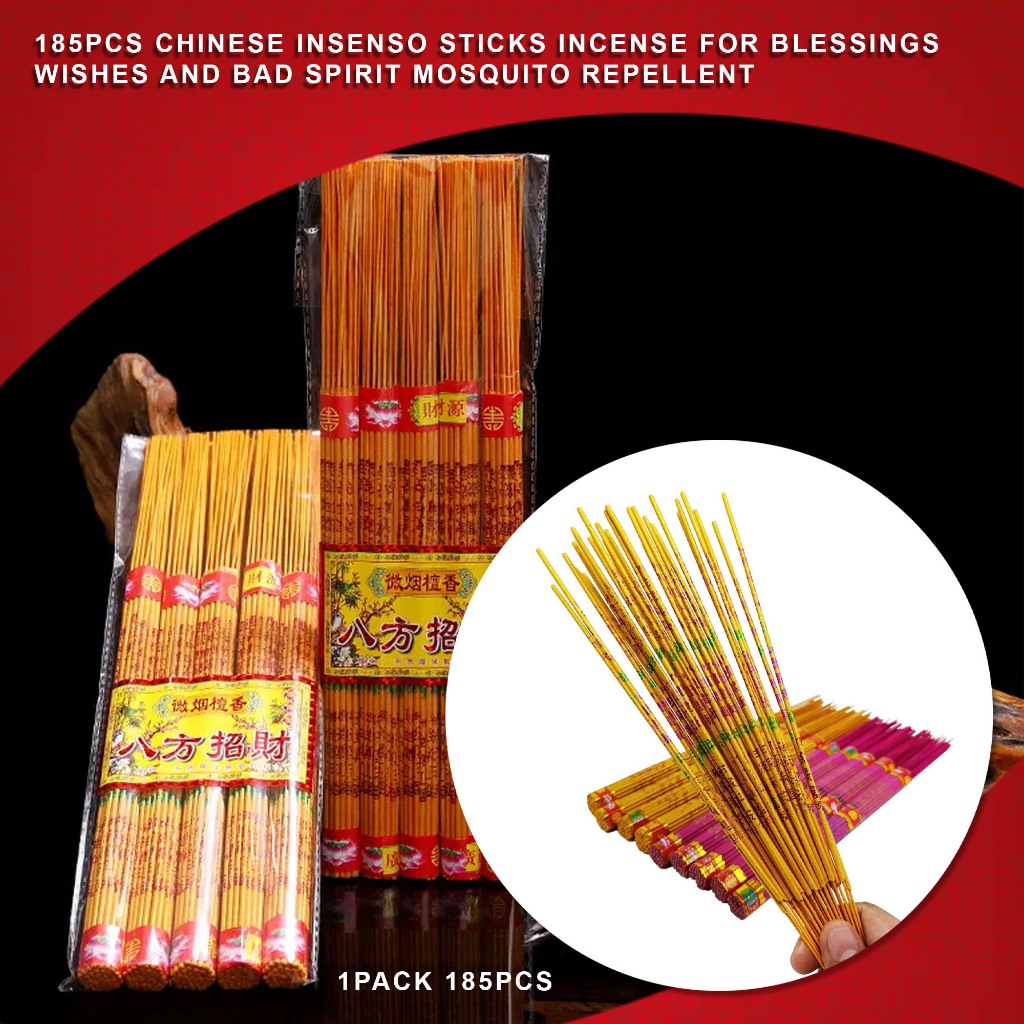 Fea Store 185Pcs Chinese Incense / Insenso Sticks Incense for Blessings ...