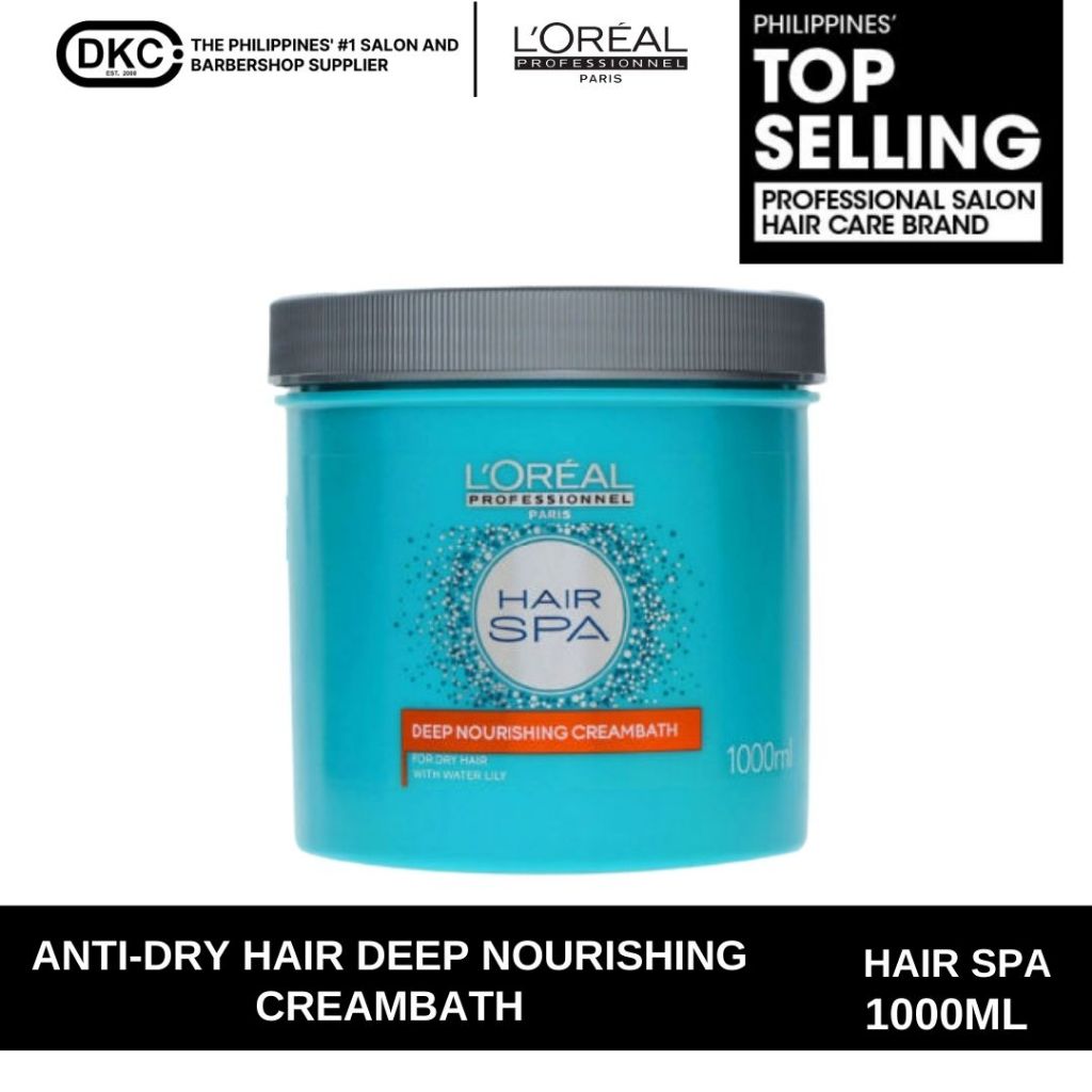 LOreal Professionnel Hair Spa Deep Nourishing Cream Bath 1L | Shopee ...