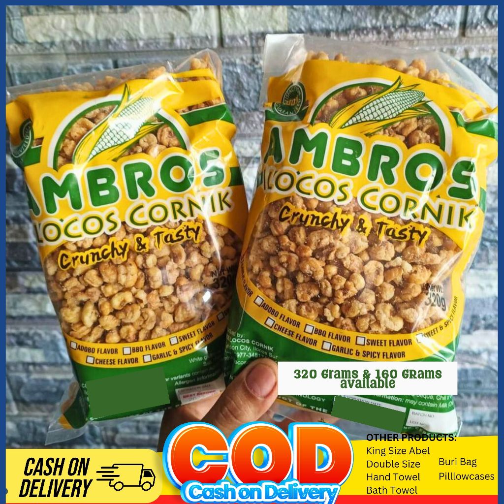 Ambros Ilocos Cornik 320grams Pasalubong Cornick Ilocos Chichacorn ...