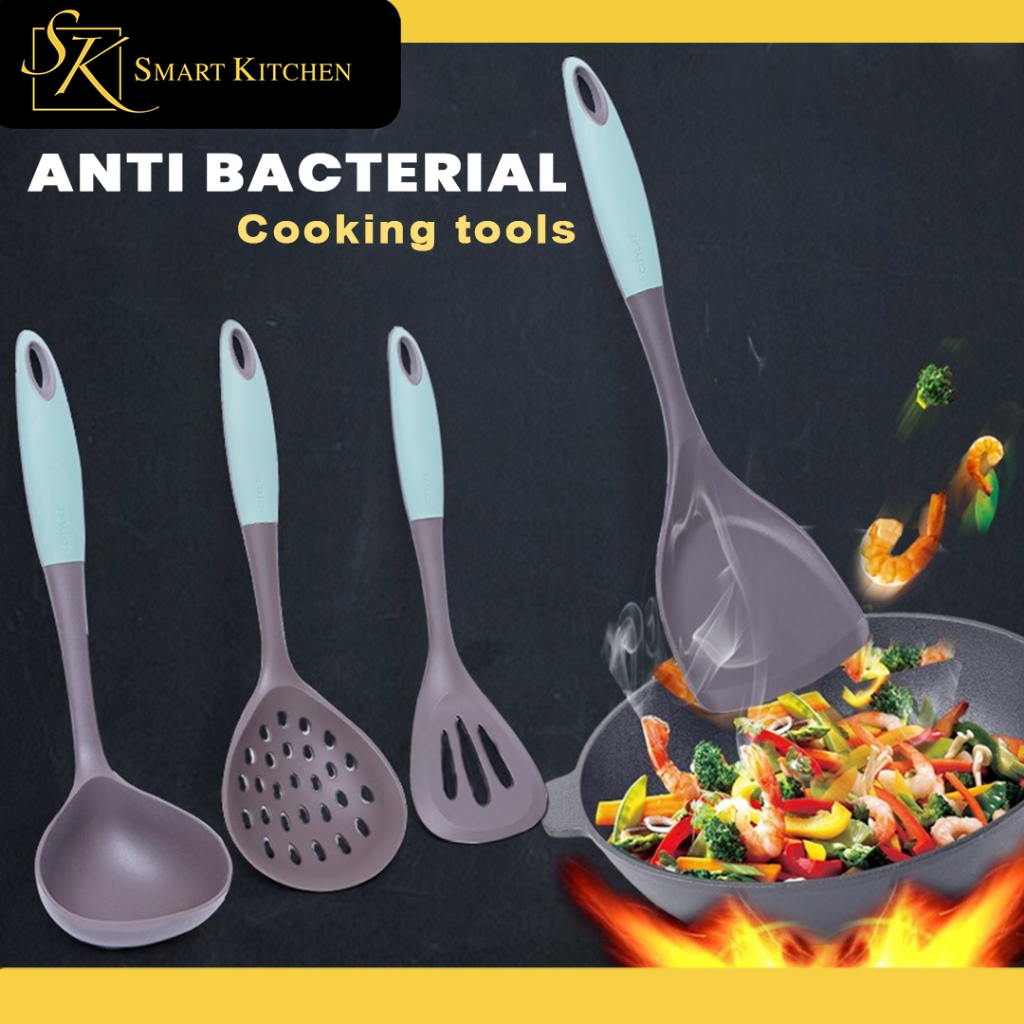 CITYLIFE BUY1TAKE1 Anti bacterial cooking utensils ladle turner skimmer ...