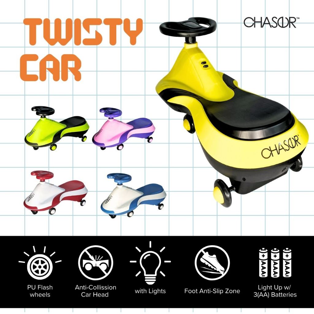 Chaser Twisty Car Twist Car Swing Car Baby Go-go Car for Kids Toddler ...