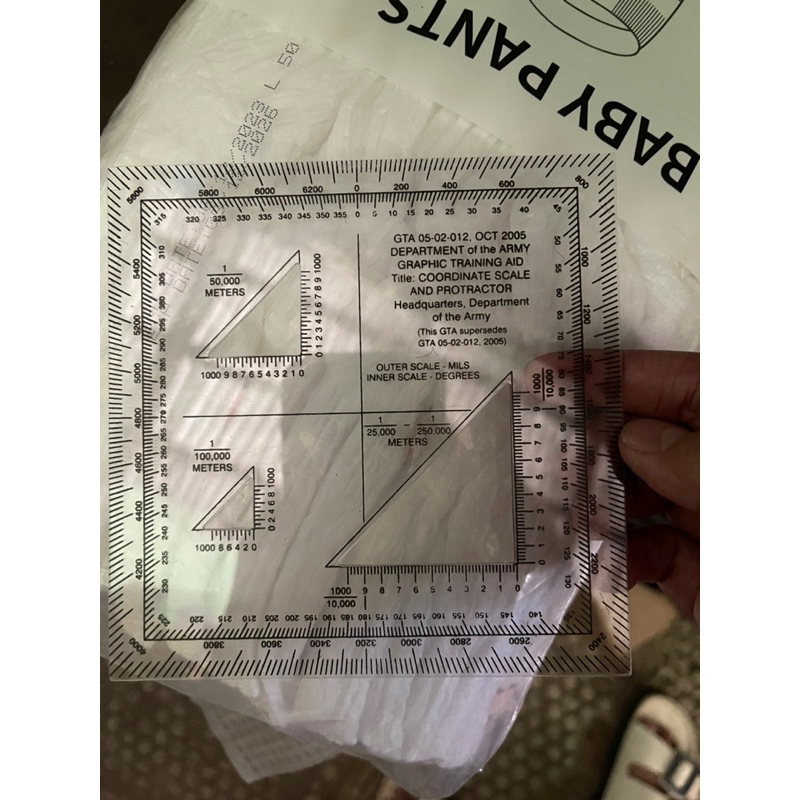 GTA PROTRACTOR for map reading | Shopee Philippines