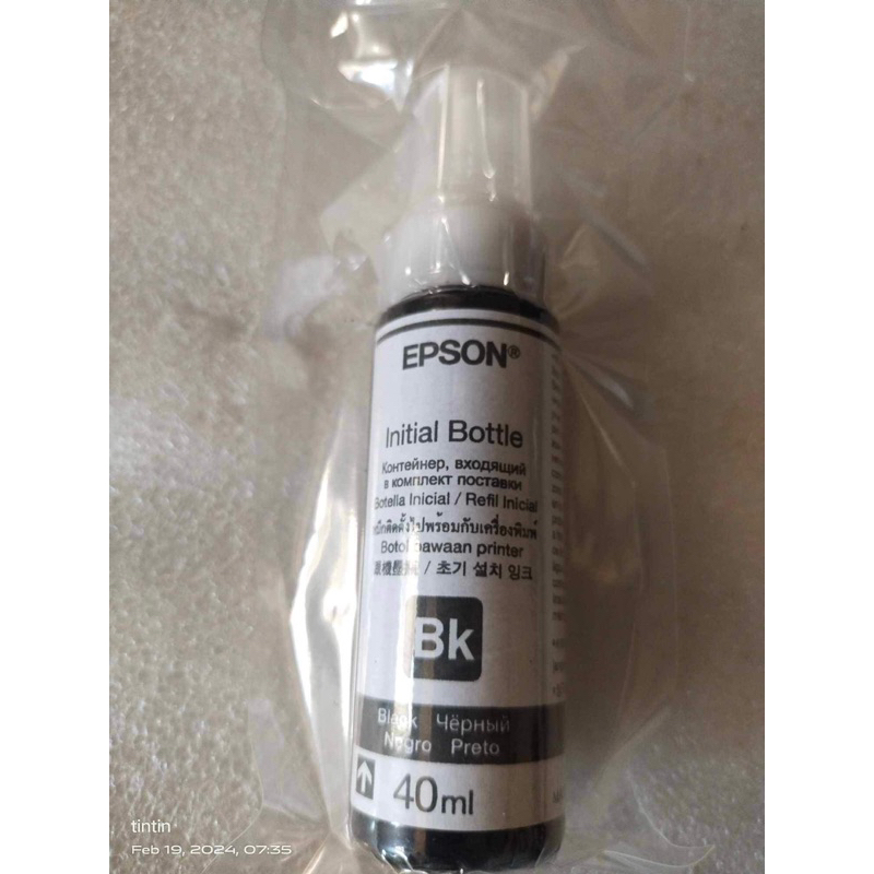 original ink black 40ml for epson printer L121 L120 | Shopee Philippines