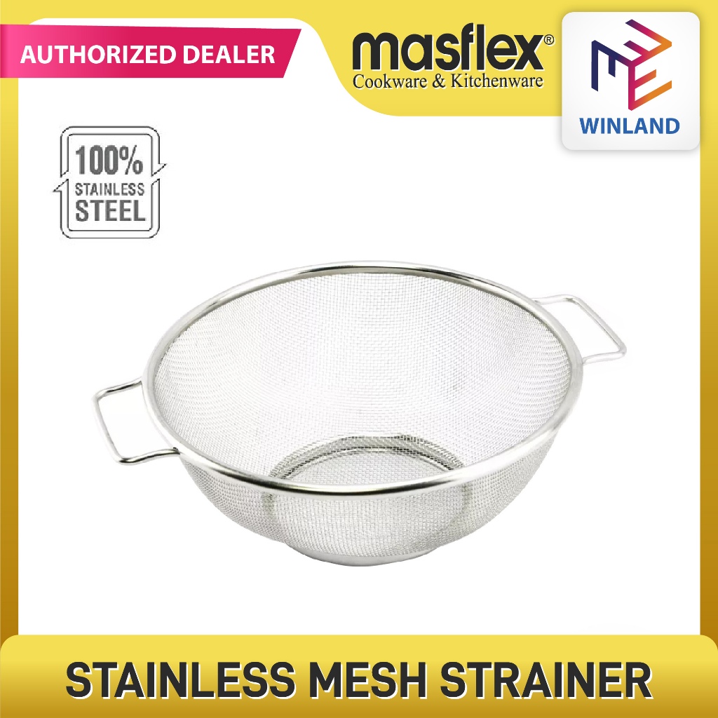 Masflex by Winland 22cm & 26cm Stainless Steel Mesh Strainer/Mesh ...