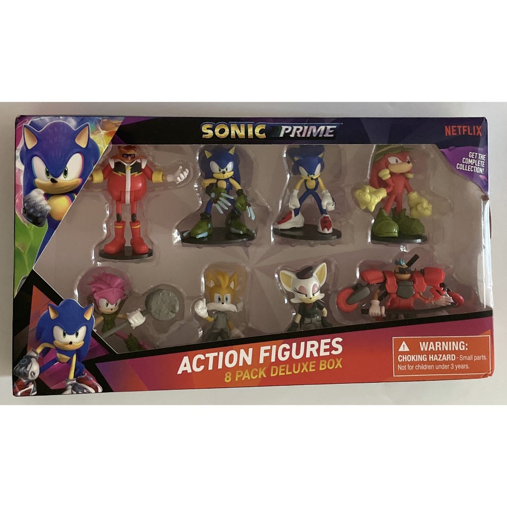 Sonic Prime Action Figures 8 Pack Deluxe Box | Shopee Philippines