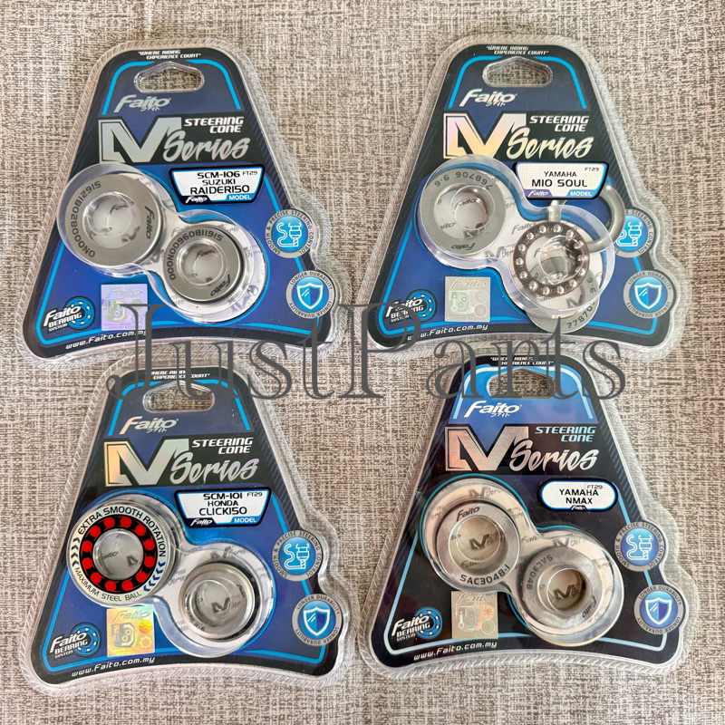 Faito Steering Cone / Bearing / ball race Teflon Sniper/ Mio/ Aerox ...