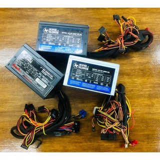 Real TRUE RATED 500W 600W with GPU 8 PIN 6 PIN Power Supply PSU ...