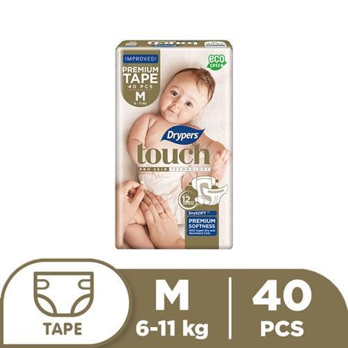 Drypers Touch Jumbo Pack M40 Pack of 1 | Shopee Philippines