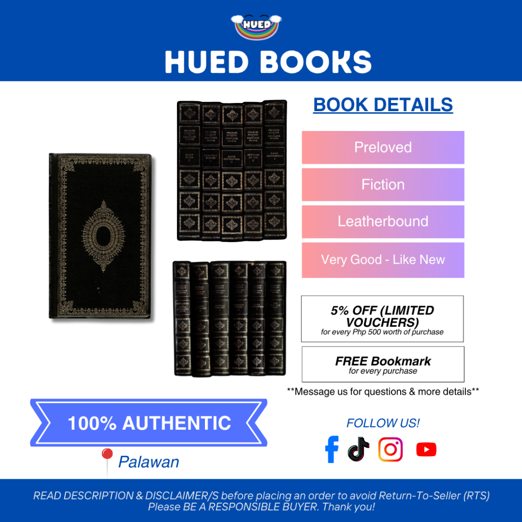 HUED Preloved Books Complete Works Leatherbound Classics | Shopee Philippines